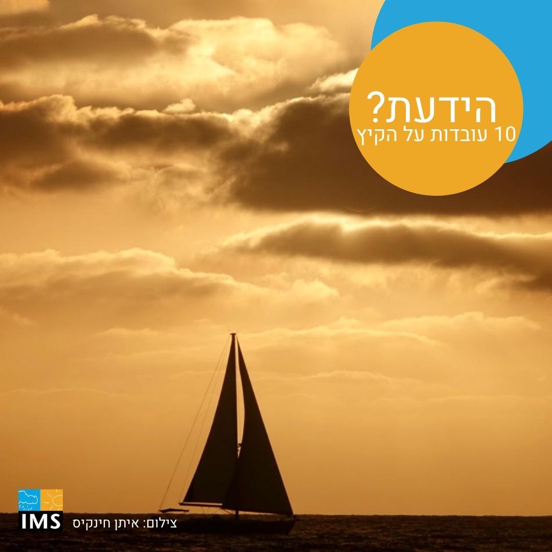 10 Facts About Summer in Israel | Israel Meteorological Service